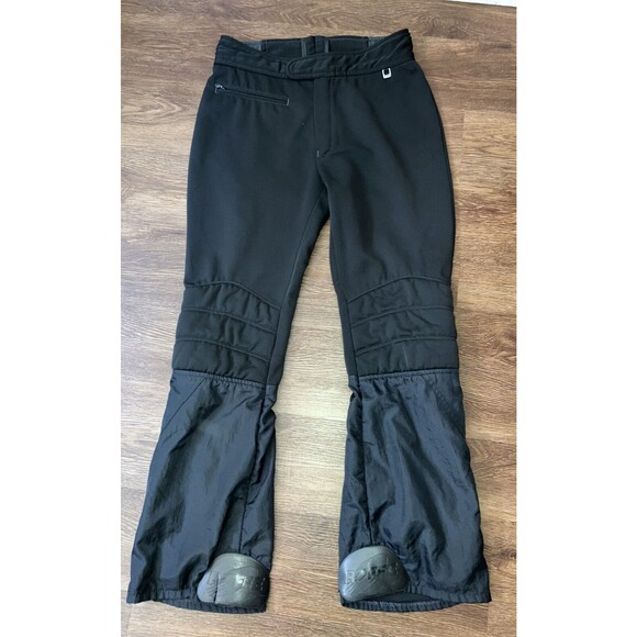 Roffe | Pants | Vintage 8s Roffe Jett Black Ski Pants Stirrups Knee ...
